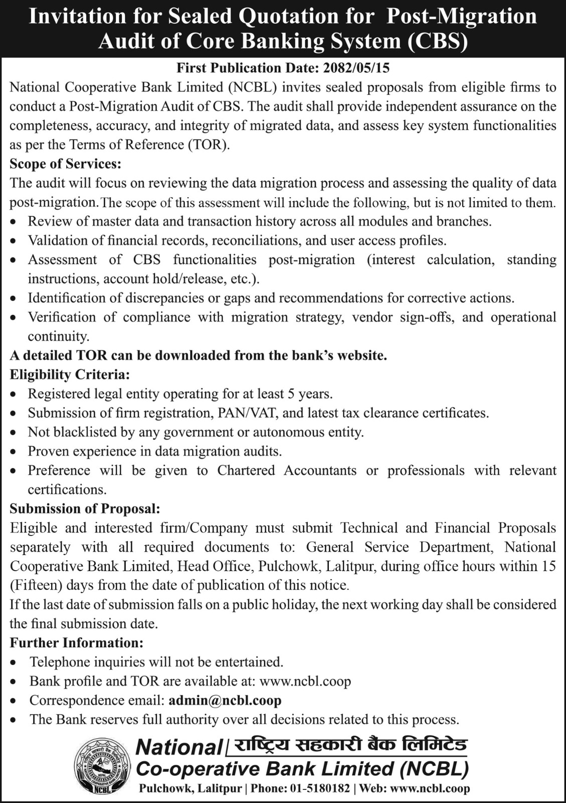 Home Page | National Cooperative Bank Limited